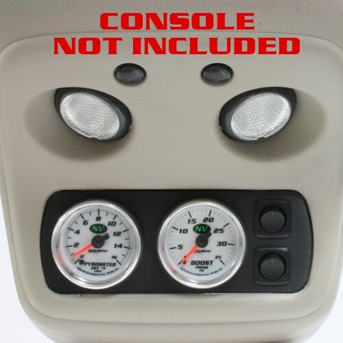 2 Gauge Billet Overhead Console Mount Fit 01-07 Chevy Silverado Sierra ...