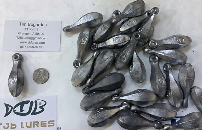 5 oz Qty 25 River Bank Fishing Sinkers Veteran Owned Free Shipping | eBay