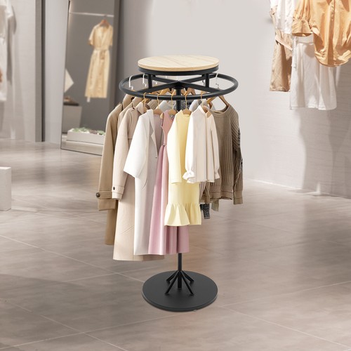 Round Floor Standing Retail Racks Clothing Racks Clothing Display Rack ...
