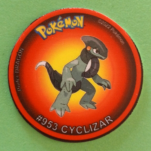 TAZO POKEMON EC #953 CYCLIZAR 2022 Scarlet n Violet PERU South America ...