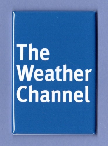 THE WEATHER CHANNEL LOGO *2X3 FRIDGE MAGNET* ON DEMAND TV SHOW STORM ...