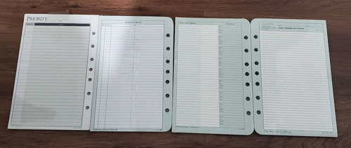 Franklin Quest Co. Day Planner Refills 3 Assorted I CPro Refill New & Sealed | eBay