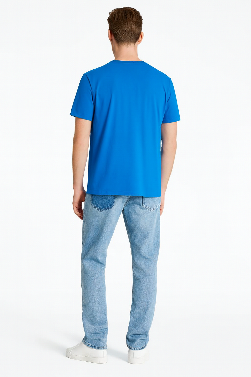 Balmain Logo Embossed Blue Tshirt - Size XXL - Fast Delivery - All Fees ...