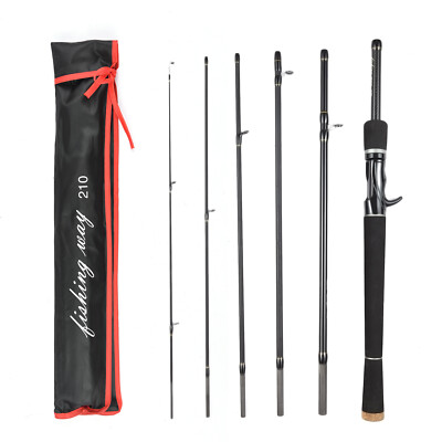 6 Piece Fishing Ultralight /Casting Rod Travel Fishing Rod T1Y4 | eBay