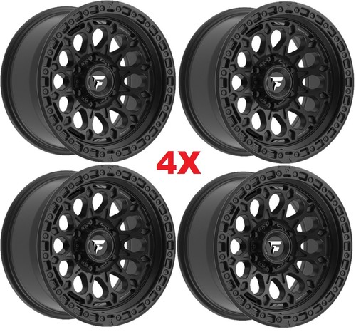 17 BLACK MACHINED WHEELS RIMS FITTIPALDI FT101 17X9 6X139.7 6X5.5 | eBay