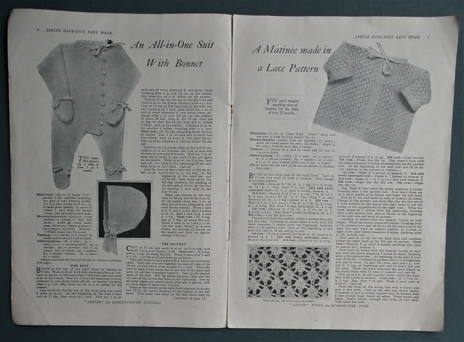 Jaeger Hand-Knit Baby Wear Mabel Lucie Attwell vintage knitting pattern ...