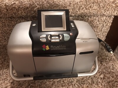 Epson PictureMate Photo Lab Portable Digital Inkjet Printer Power Cord ...