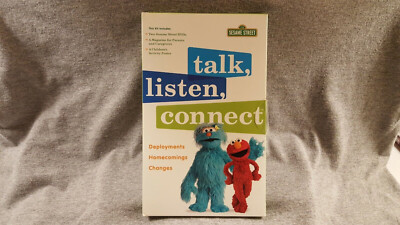 SESAME STREET / TALK LISTEN CONNECT Military Family Support / DVD / (2 ...