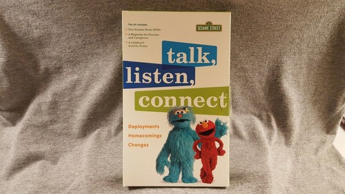 SESAME STREET / TALK LISTEN CONNECT Military Family Support / DVD / (2 ...
