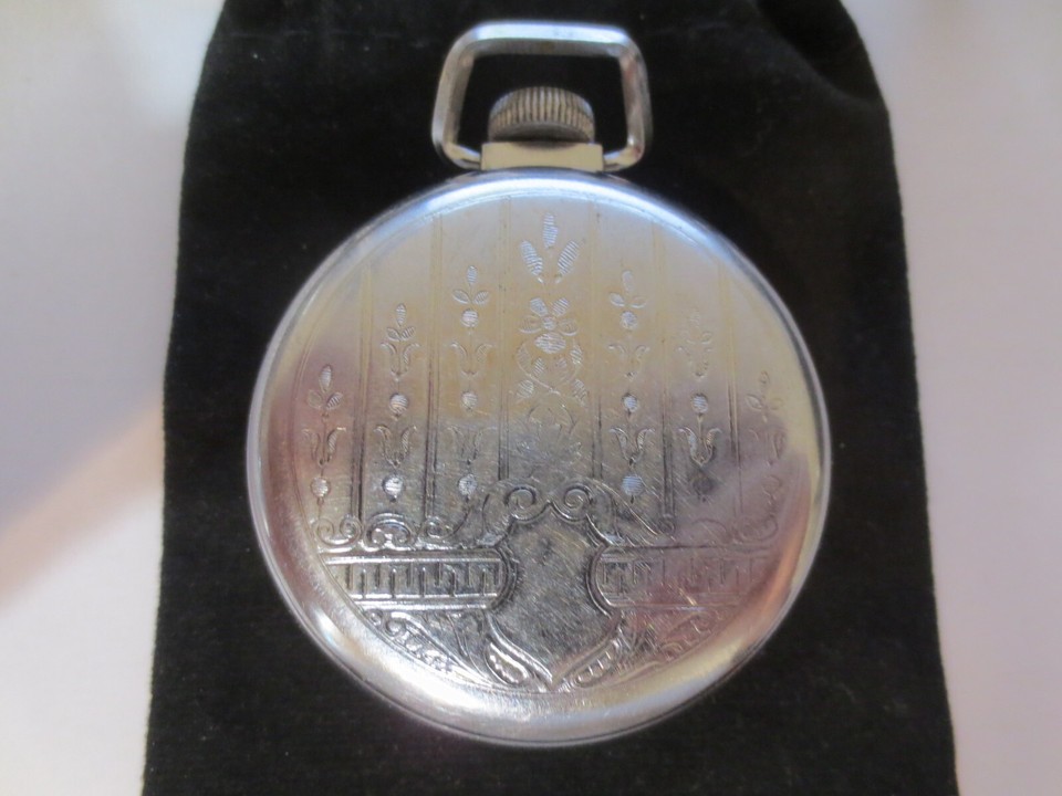 1959 16s Ingraham Pocket Watch Hank Aaron Ad Theme Dial Runs Well. | eBay