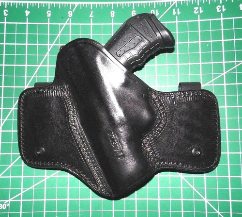 Tagua DCH-1025 RH Black Leather Dual Clip IWB Holster for Walther PK380 ...