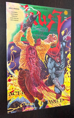 FAUST #6 (Rebel Studios Comics 1990) -- Tim Vigil Horror 1st Print ...