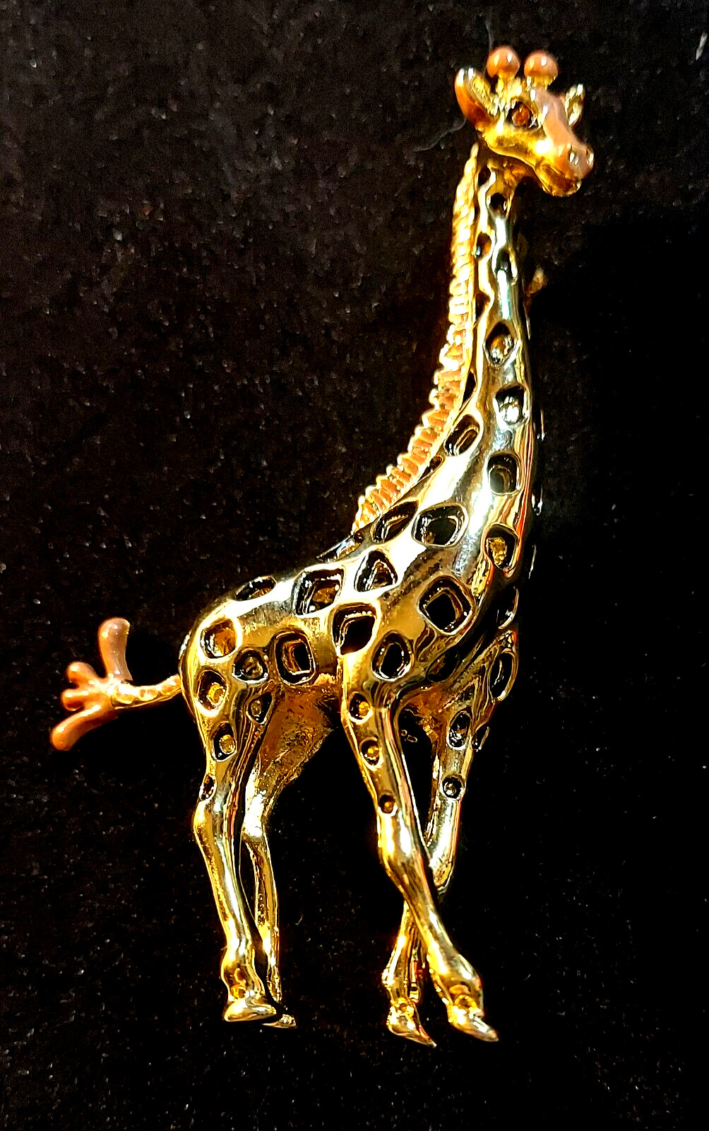 Bob Mackie Vintage GIRAFFE Brooch/Pin - Gem