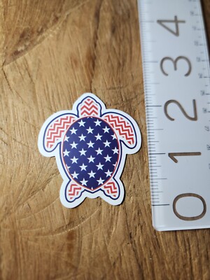 UNITED STATES STICKER AMERICA STICKER USA STICKER USA Decal Turtle | eBay