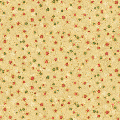 CHRISTMAS Scrapbook Paper 12" Glad Tidings Dots Winter Nature Holiday ...