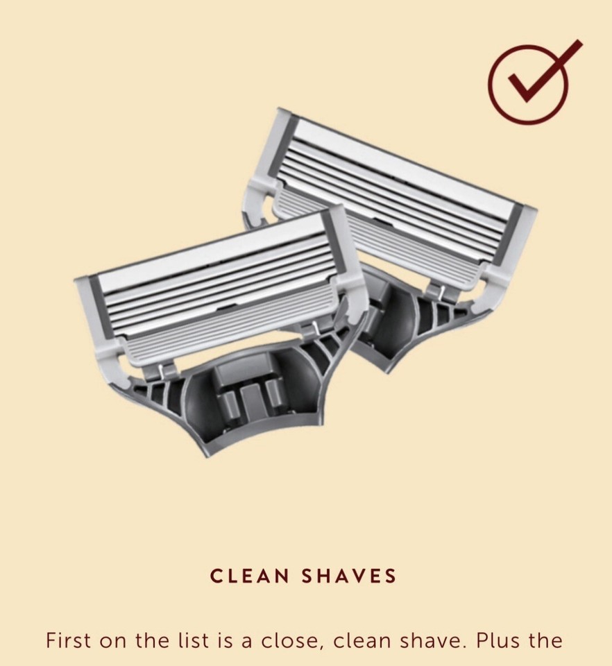 Harry's Men's Razor Blades 6 Count - 5 Blade Cartridges Refills ...