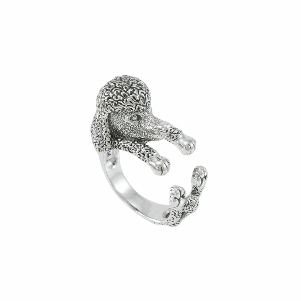 Poodle Dog 925 Sterling Silver Ring Fine Best Friend Jewelry | eBay