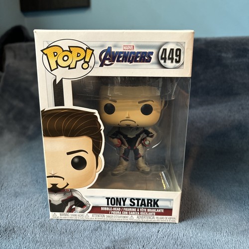 Marvel Avengers Endgame Tony Stark Funko Pop! #449 NEW in Box With ...