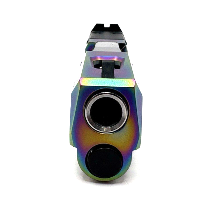 HTA PVD Chameleon Glock 43 43x Complete W3 RMSC Optic Cut Stainless ...