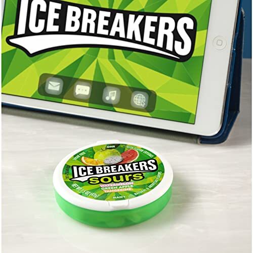 ICE BREAKERS Sours Green Apple, Tangerine and Watermelon Flavored Sugar ...
