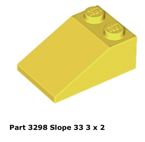 Lego 3298 1x Yellow Slope 33 3 X 2 Bounty Hunter Pursuit 7133 | eBay