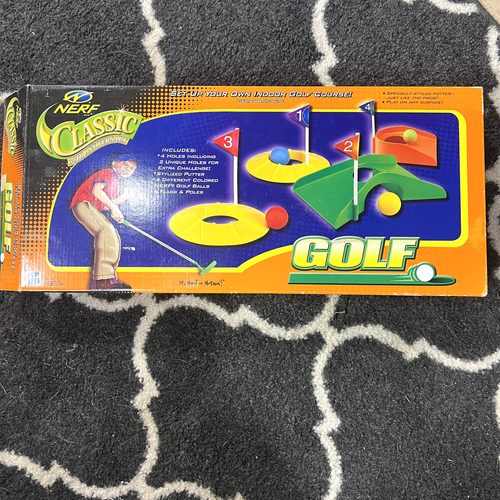Official NERF Indoor Golf 30th Anniversary- 2002 Hasbro - Complete | eBay