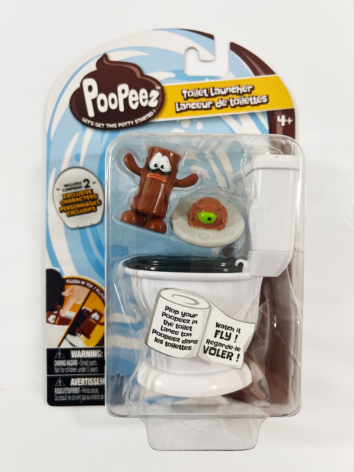 Poopeez Series 1 Toilet Launcher Playset Squishy Collectible Toy (BRAND ...