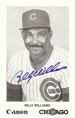 Billy Williams Signed Autographed 3.5X5.5 Photo Chicago Cubs JSA ...