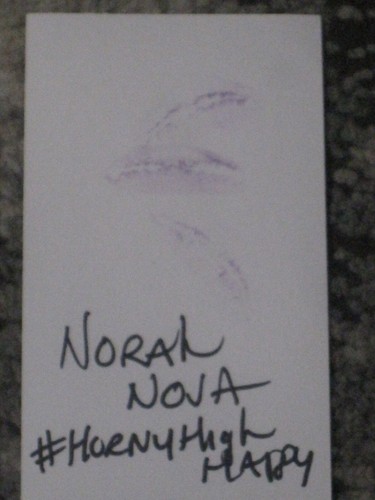 Porn Star NORAH NOVA Signed LIPSTICK KISS PRINT 3x5 Card AUTOGRAPH | eBay