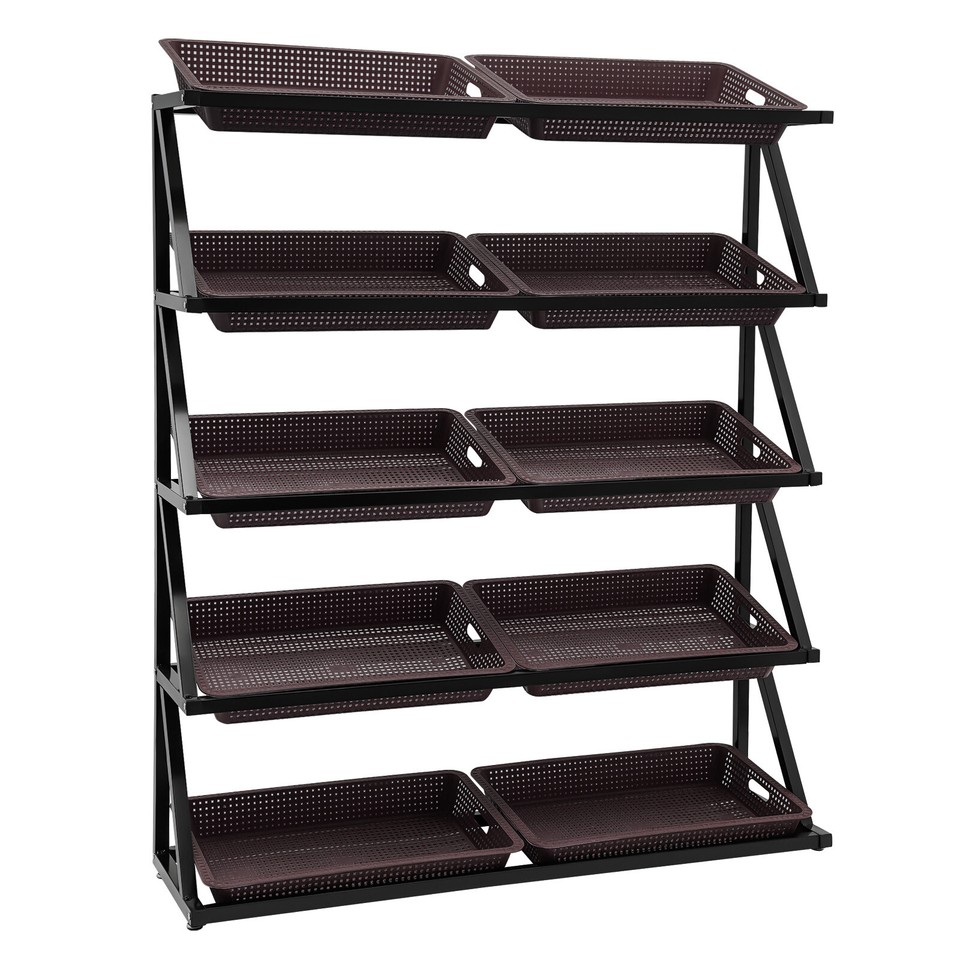 Large Market Retail Display Rack Shelf Merchandiser Fruit Vegetable ...