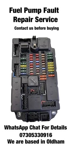 MINI COOPER R56 FUEL PUMP RELAY FAULT FUSE BOARD BCM 2007-2017 JBE ...