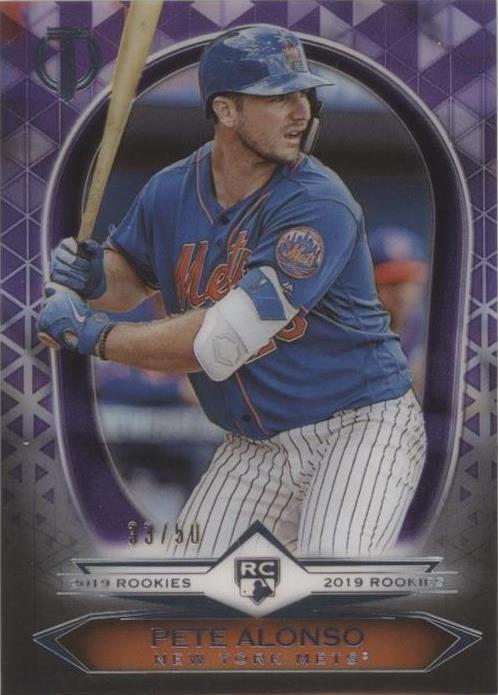 2019 Topps Tribute - 2019 Rookies Pete Alonso #19R-15 Purple /50 (RC ...