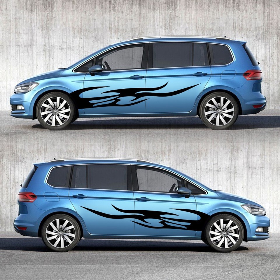 Vinyl Car Stickers Decals For Hood Body Side Skirt Graphics Automobiles ...