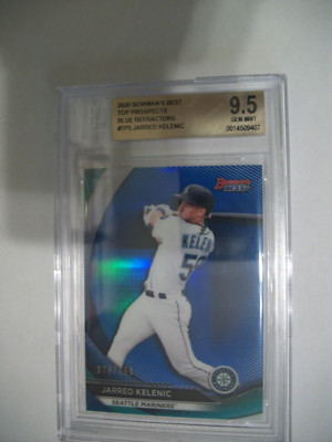 JARRED KELENIC 2020 Bowman's Best Top Prospects Blue Refractor BGS GEM ...
