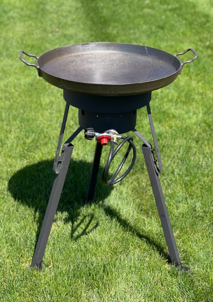 Heavy-duty Steel Discada 22" (with sides) / BBQ Disc Blade Wok 22 ...