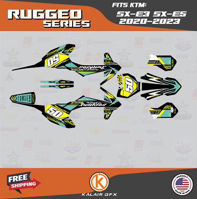 Graphics Kit for KTM Electric Mini SX-E5 SX-E3 2020-2023 - Rugged Teal ...