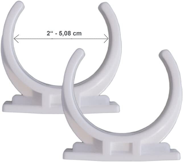 Water Filter Cartridge Mounting Bracket Clip - For Fridge Filters 2pk ...