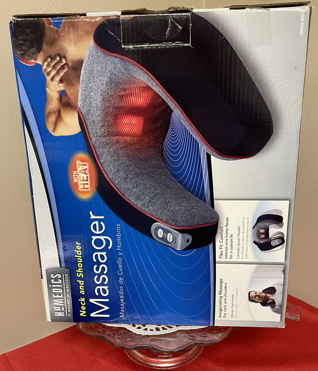 HOMEDICS Neck and Shoulder Massager With Heat (NMSQ-200) | eBay