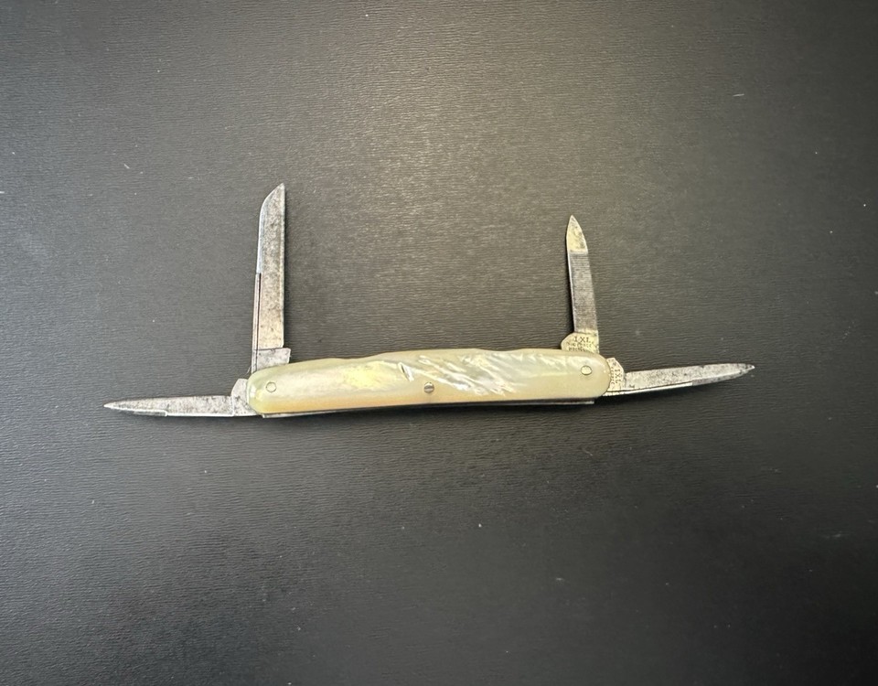 Private Listing. Vintage, IXL George Wostenholm, (4) Blade MOP Pocket ...