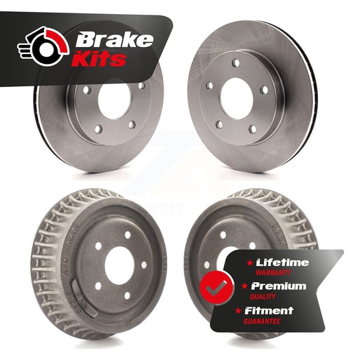 Front Rear Disc Brake Rotors Drums Kit For 1992-1997 Chevrolet S10 4WD ...