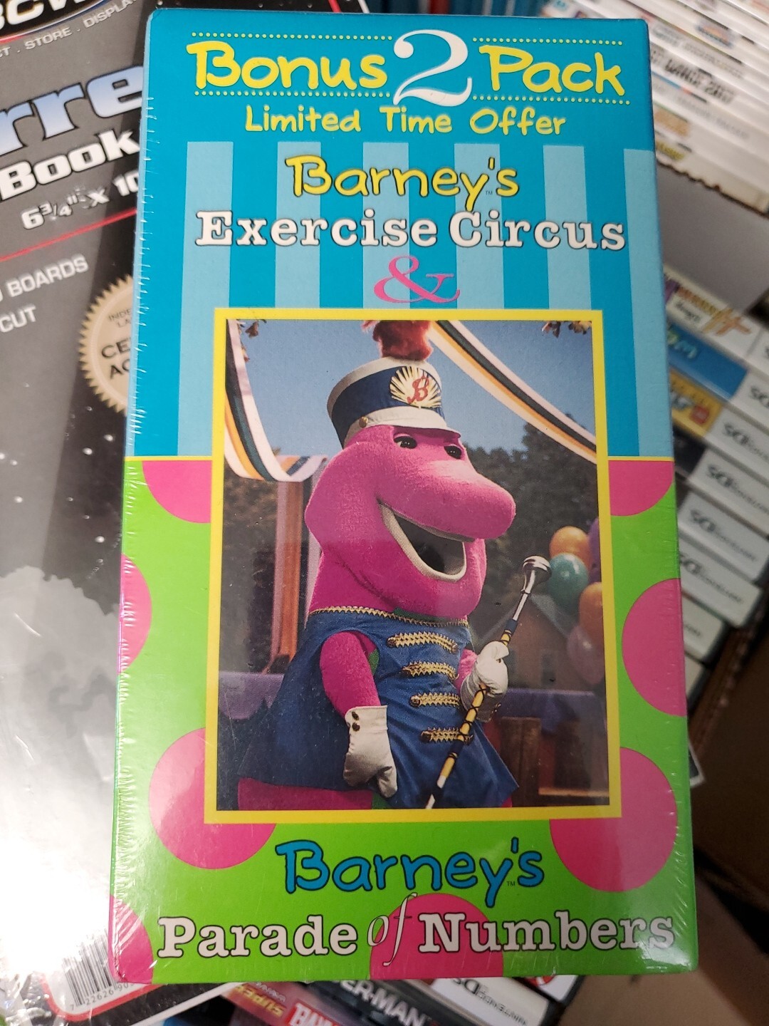 New Sealed Vintage VHS Barney's Exercise | Grelly USA