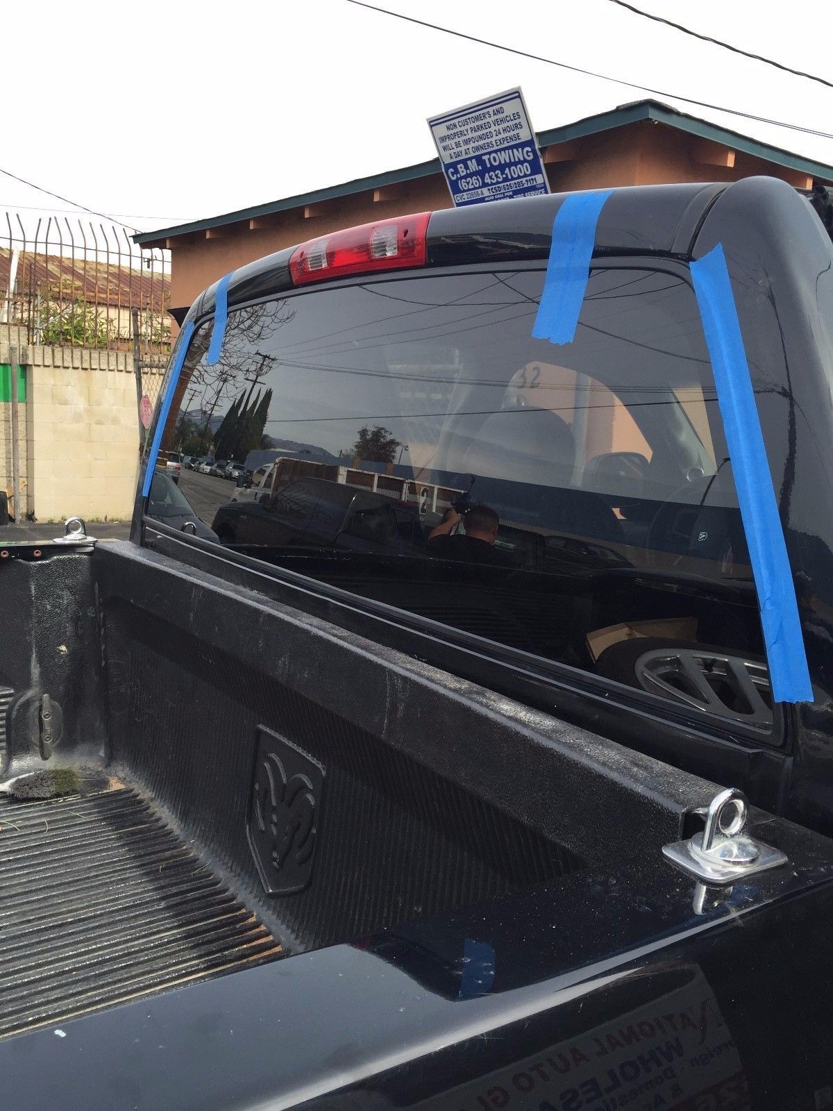 Fits 02-08 Dodge Ram Pickup 1500 03-09 2500 3500 Stationary Back Window ...