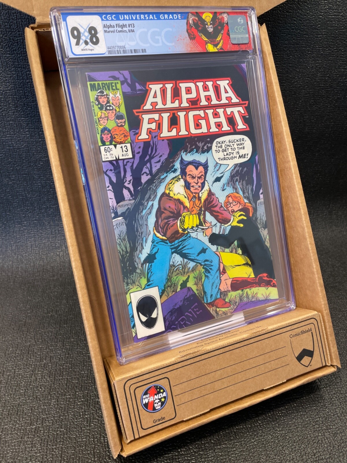 Marvel Comics: Alpha Flight #13, Custom Wolverine Label (1984) CGC 9.8 ...
