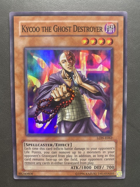 Yu-Gi-Oh! TCG Kycoo the Ghost Destroyer Labyrinth of Nightmare LON-062 ...