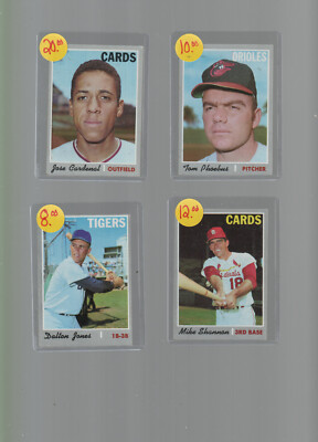 1970 Topps Baseball High Numbers LOT D | eBay