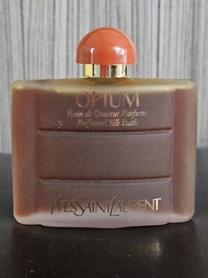 VTG YSL opium perfumed silk bath 1.5oz | eBay