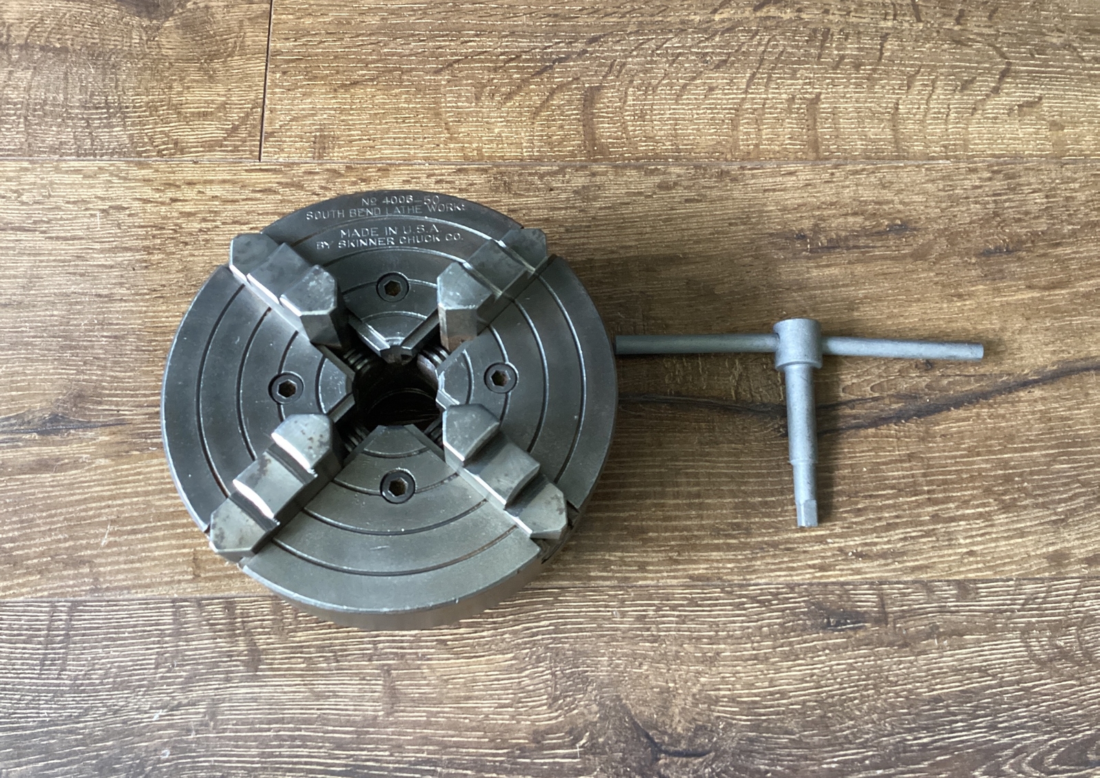 South Bend 4-Jaw 9 10 12 Metal Lathe Chuck 1-1/2" x 8tpi 4006 4006-50 ...