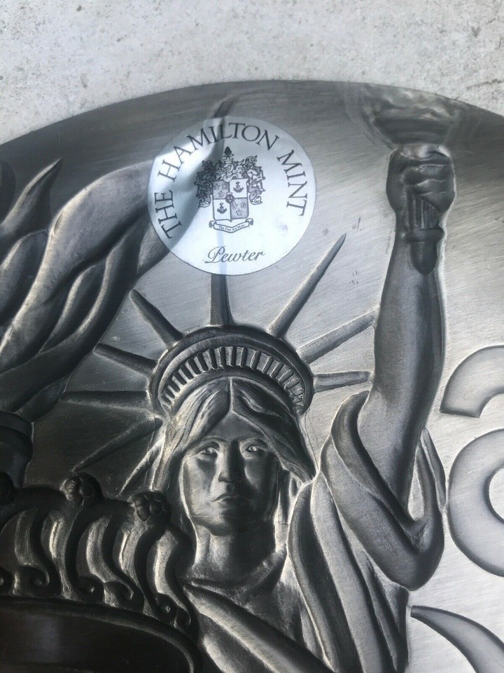 Hamilton Mint Pewter 1776-1976 Bicentennial Collector Plate | eBay