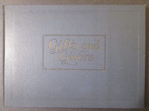 1923 “GIFTS AND GIVERS” ANTIQUE BRIDAL / WEDDING GIFT LEDGER ~ A Sweet ...