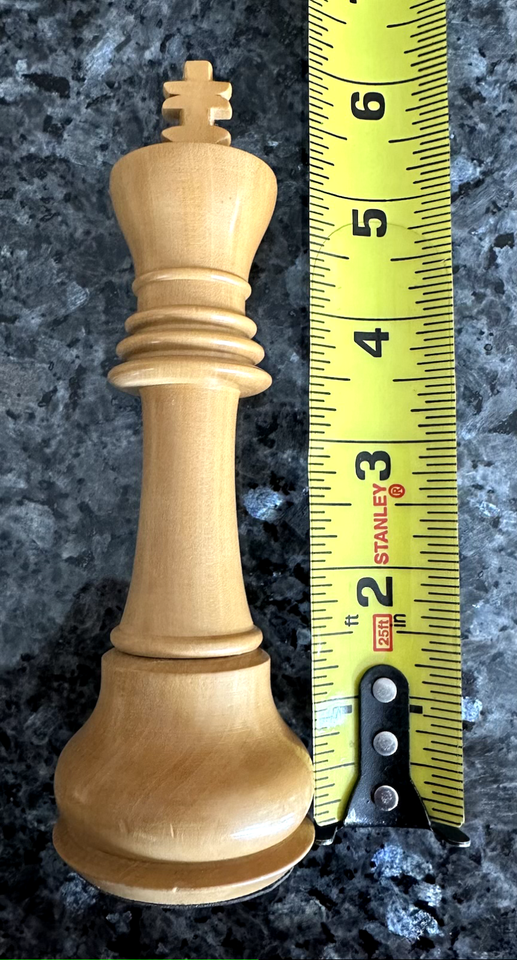 Large wood carved chess set - a true Statement Piece! | eBay
